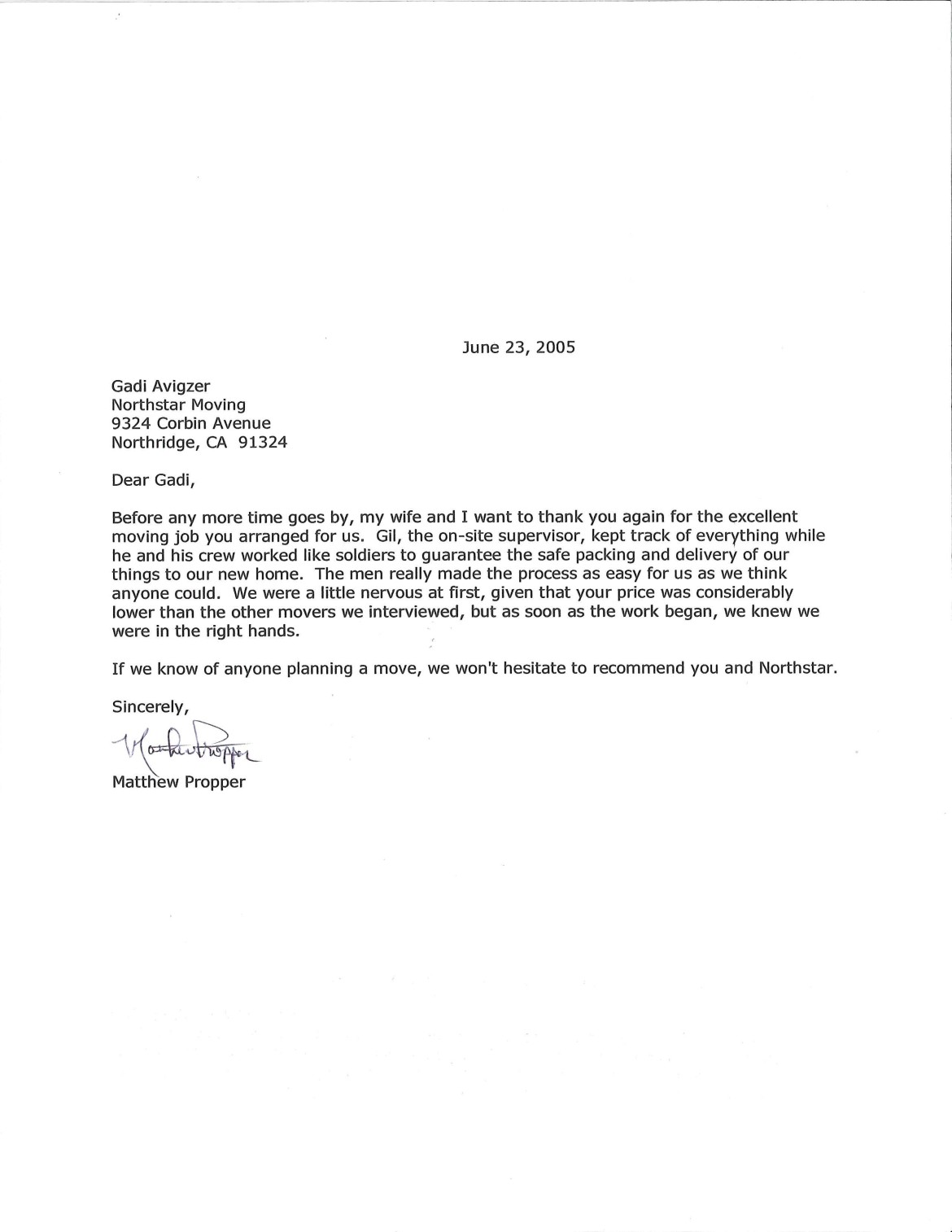 Review by Matthew Propper