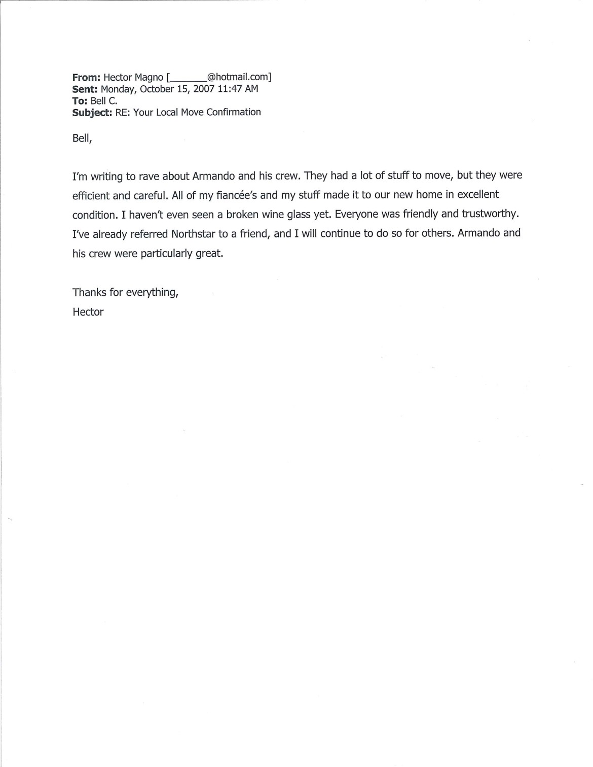 Review by Hector Magno